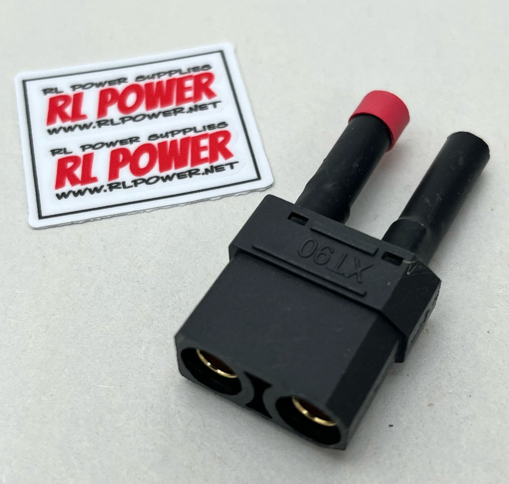 Buy Jumper Lead XT90 Female to 4mm Female Bullet at RLPower.net for only $5.99